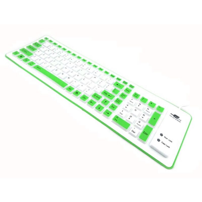 Foldable Silicone Keyboard Usb Wired Silicon Flexi Vicedeal