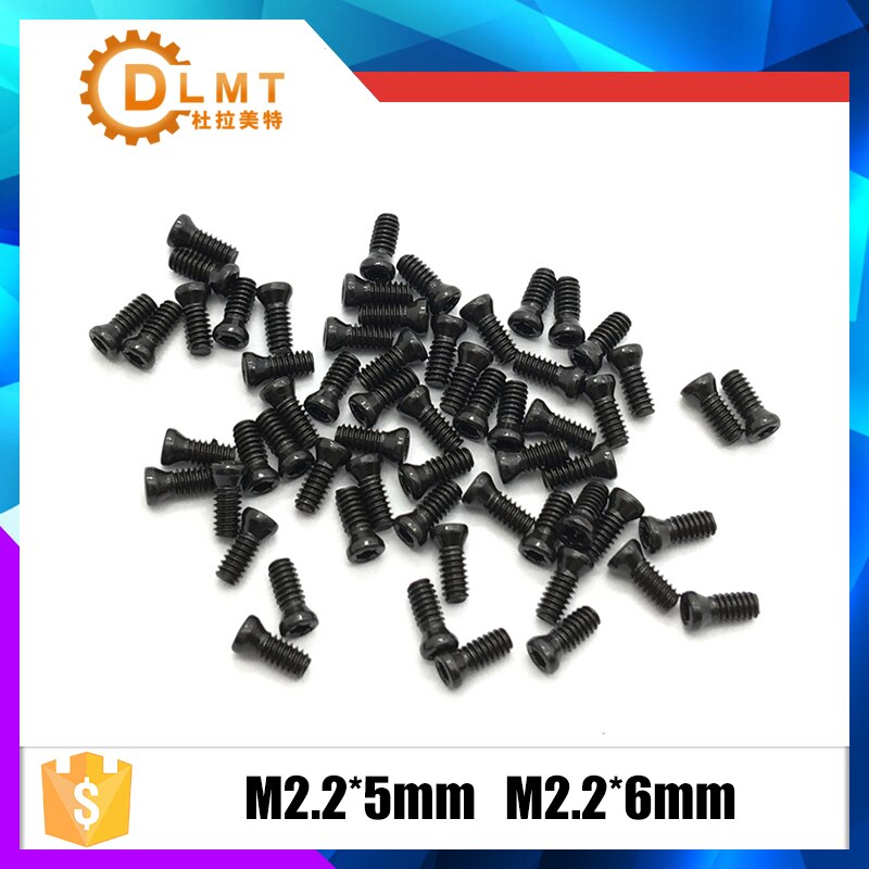 50Pcs M2.2*5mm M2.2*6mm CNC lathe tool spare screw... – Grandado