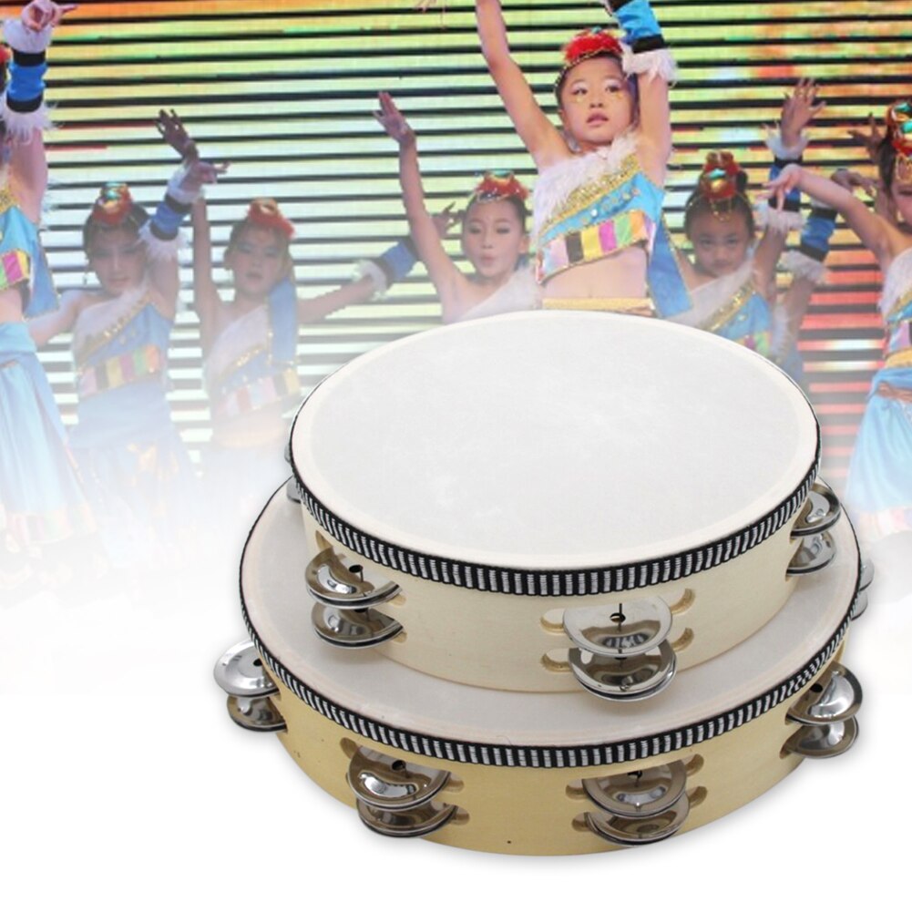 Wood Tambourine Educational Musical Instruments Pa... – Vicedeal