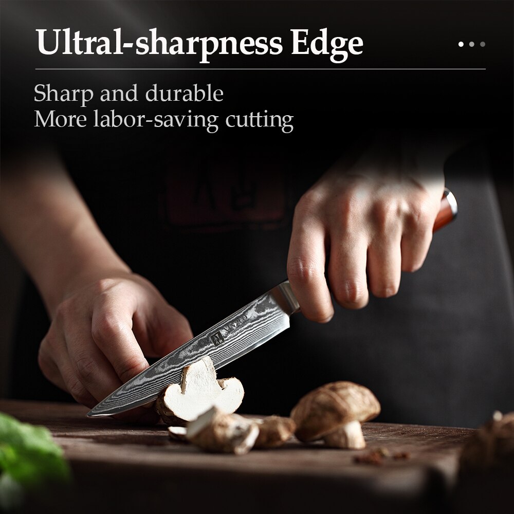 XINZUO 5" inch Utility Knife High Carbon Japanese ... – Grandado