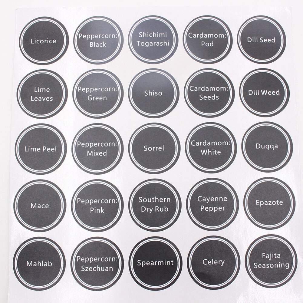 13pcs Waterproof Spice Labels PVC Classification P... – Vicedeal