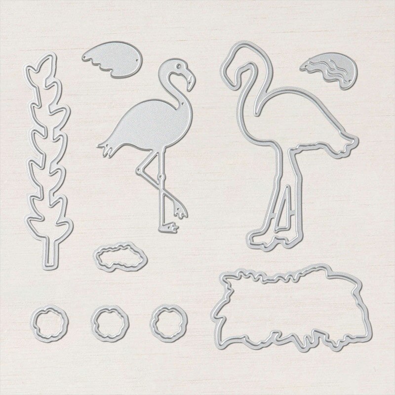 Friendly Flamingo Stamp Set and Coordinating Dies ... – Vicedeal
