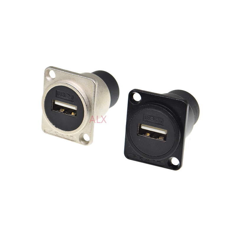 1PCS D type metal usb female socket module panel m... – Vicedeal