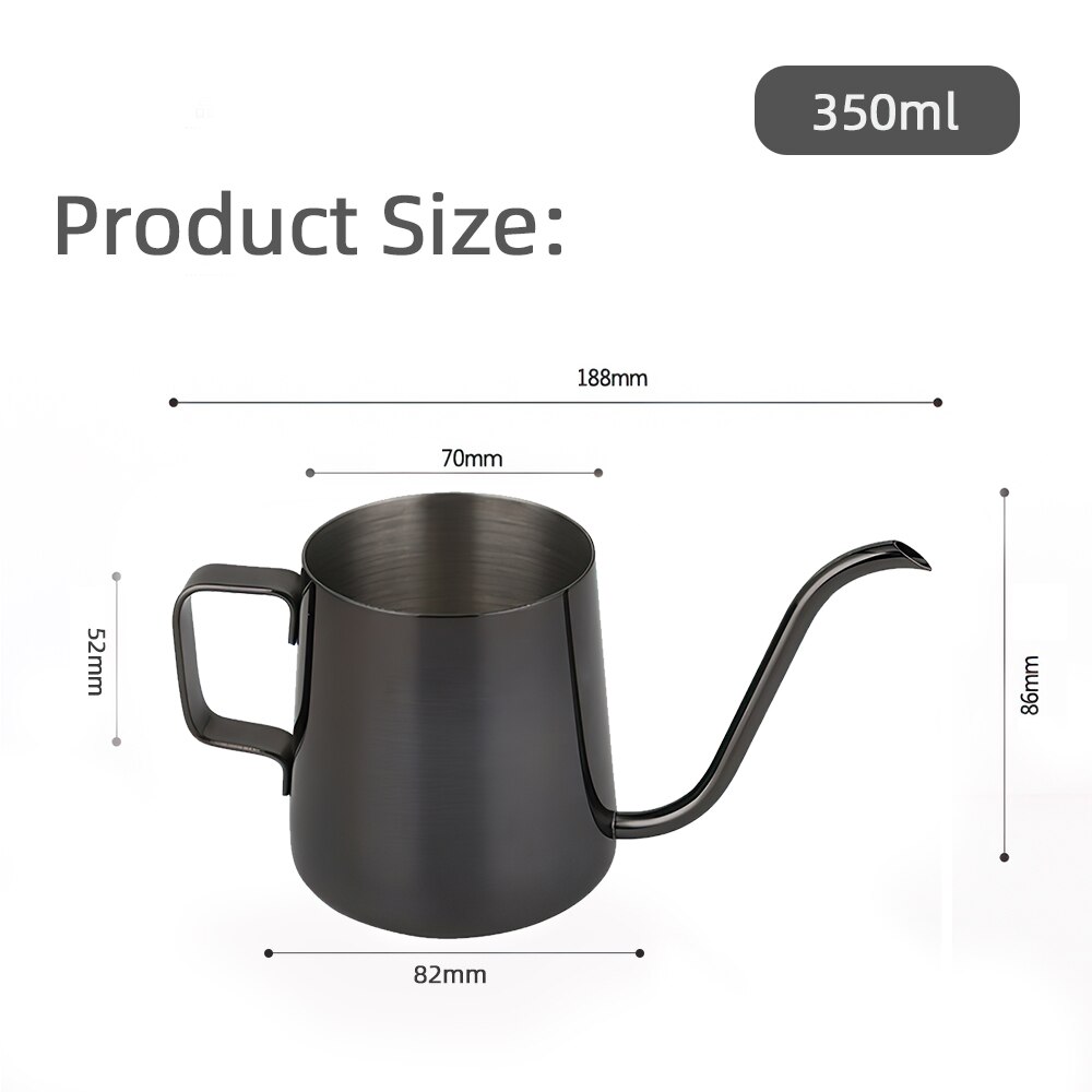 4 Color Long Mouth Swan Neck Coffee Pot Stainless ... – Vicedeal