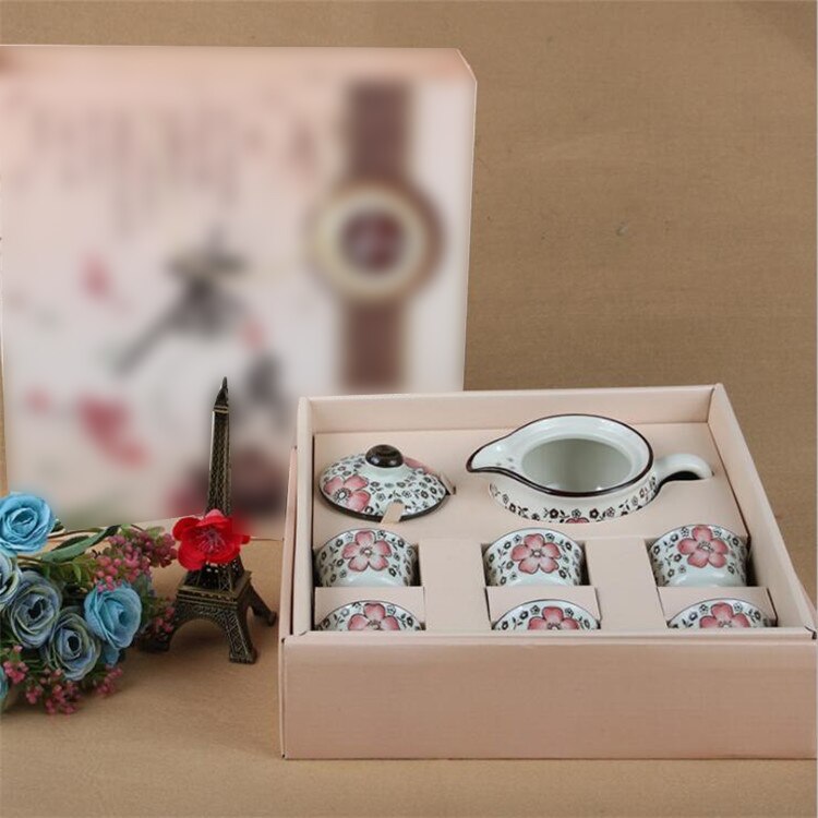 7pcs/lot ceramic tea set set teapot wearing cover ... – Vicedeal