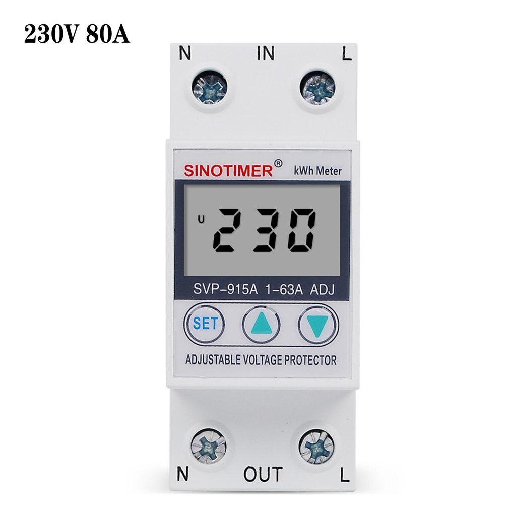 Din Rail Adjustable Voltage Protectors Relay Curre... – Vicedeal