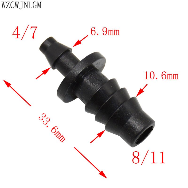Irrigation 8 / 11mm to 4/7 mm Hose Fittings 9 / 12... – Grandado