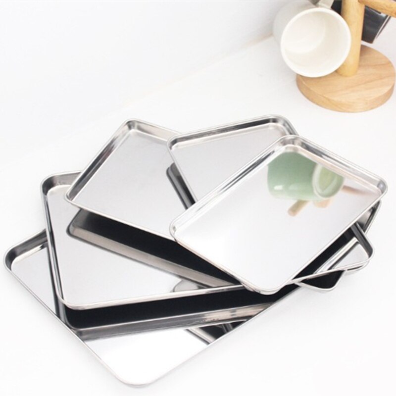 Stainless Steel Steamed Sausage Dish Rectangle Fru Vicedeal