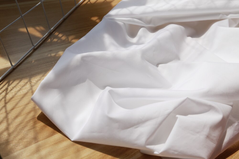 50 combed cotton white shirt fabric matte and impe... – Grandado