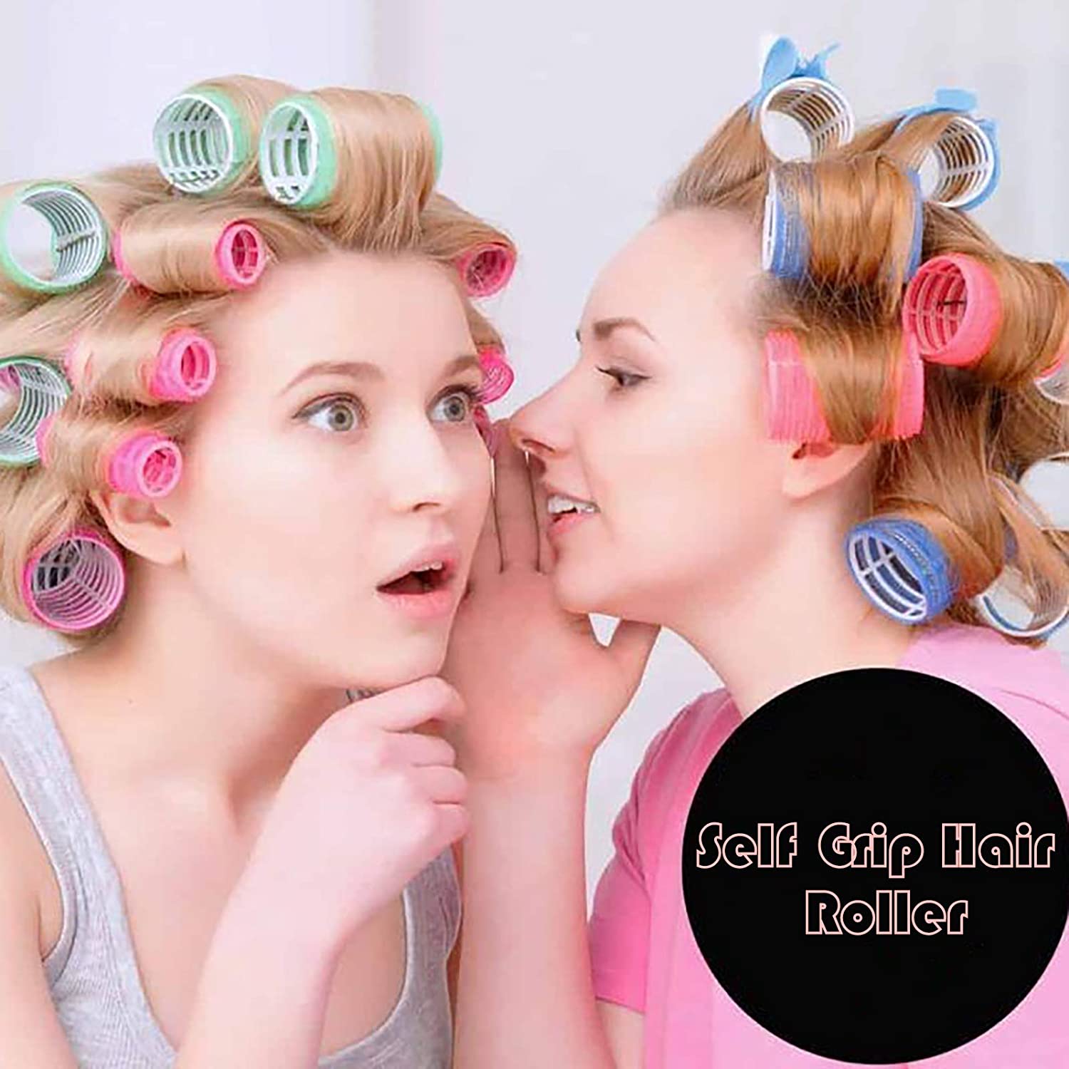 6Pcs/Pack Hair Rollers Self Grip Hair Curlers Hair... – Vicedeal