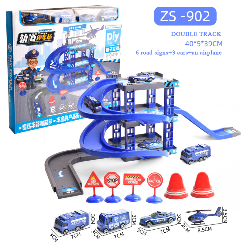 Track Parking Building Car Toys Link Racing Rail C... – Grandado