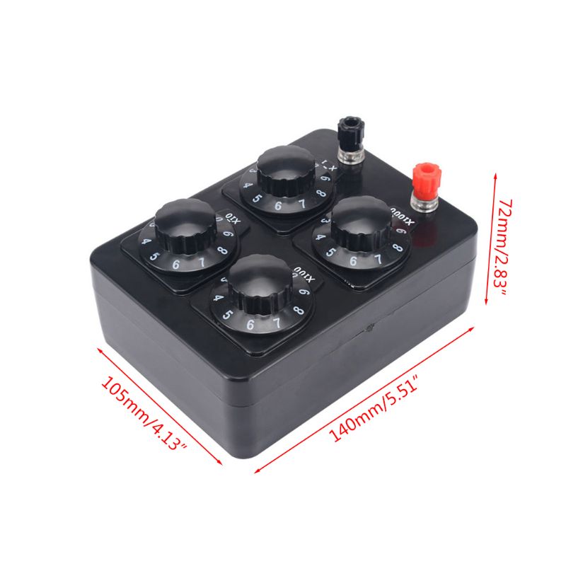 0-9999 Ohm Simple Resistance Box Precision Variabl... – Vicedeal
