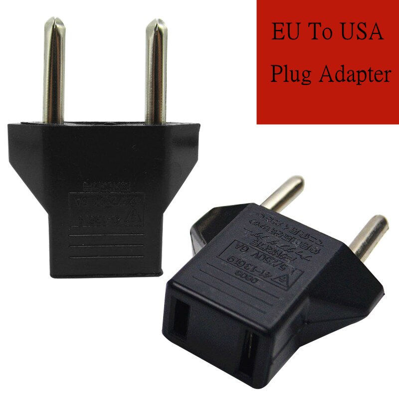 1PC Portable Charger Adapter EU To USA Plug Adapte... – Vicedeal