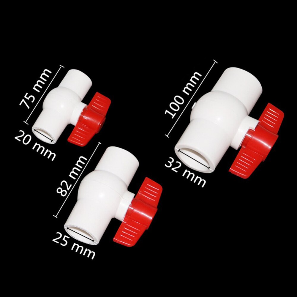 20mm 25mm 32mm PVC Kogelkraan Waterleiding Snelle ... – Vicedeal