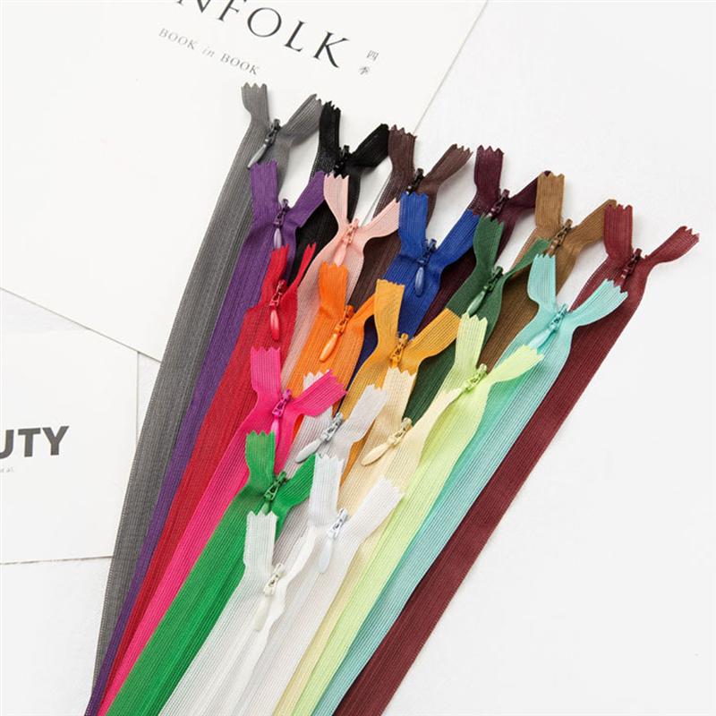23pcs 25cm Nylon Invisible Conceal Zips Multicolor... – Grandado