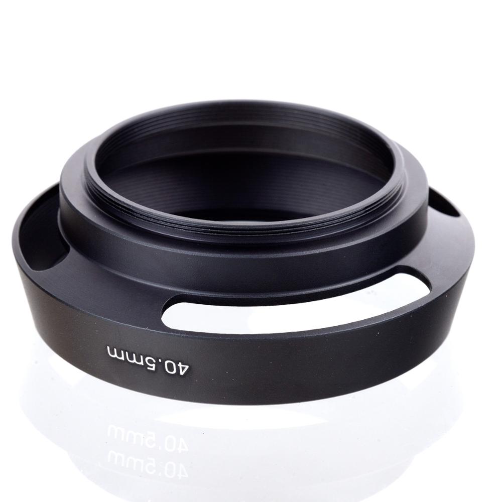 40.5mm Camera Lens Hood Metal Vented Screw-in Lent... – Grandado