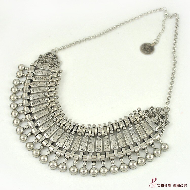 LosoDo Vintage Alloy Varved for women Necklace Vin... – Grandado