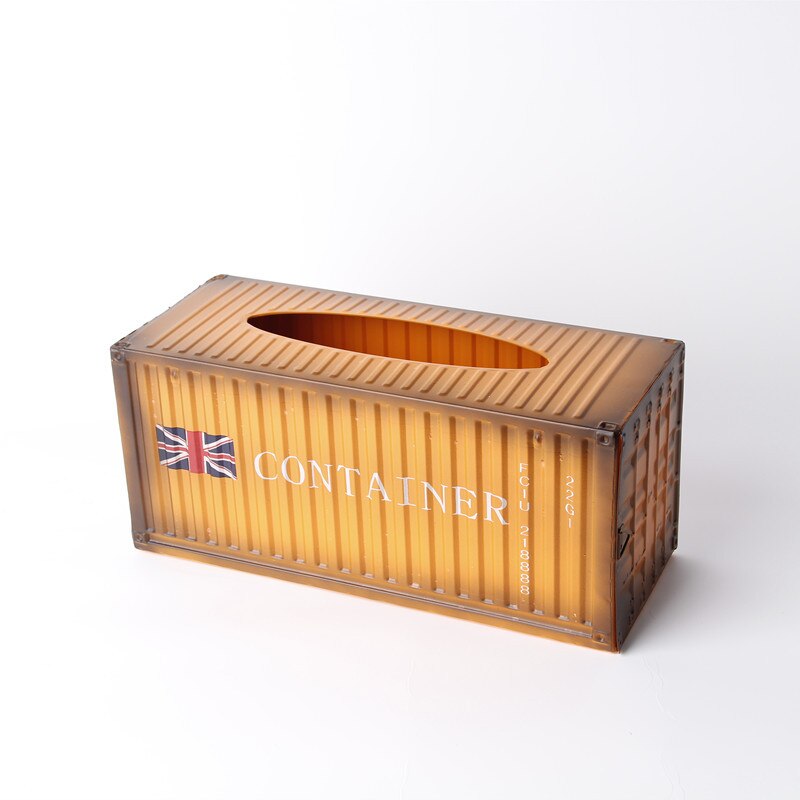 Tissue Box Iron Retro Arts Iron Decoration Contain... – Grandado