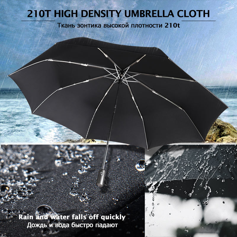 Brand 120cm Large Folding Umbrella Men Rain Woman ... – Vicedeal