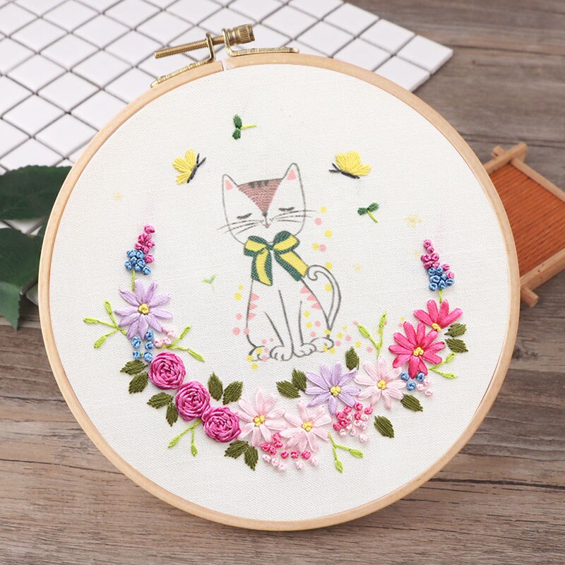 Hand-made diy production embroidery material packa... – Grandado