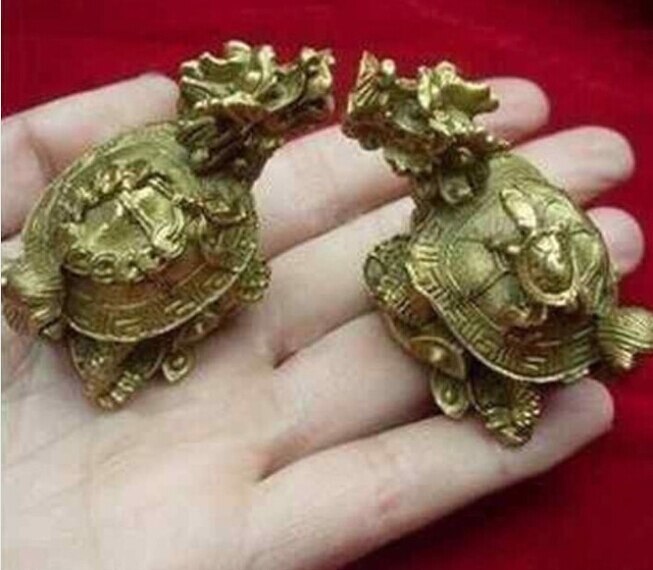 China's rare bronze statue carving delicate a pair... – Grandado