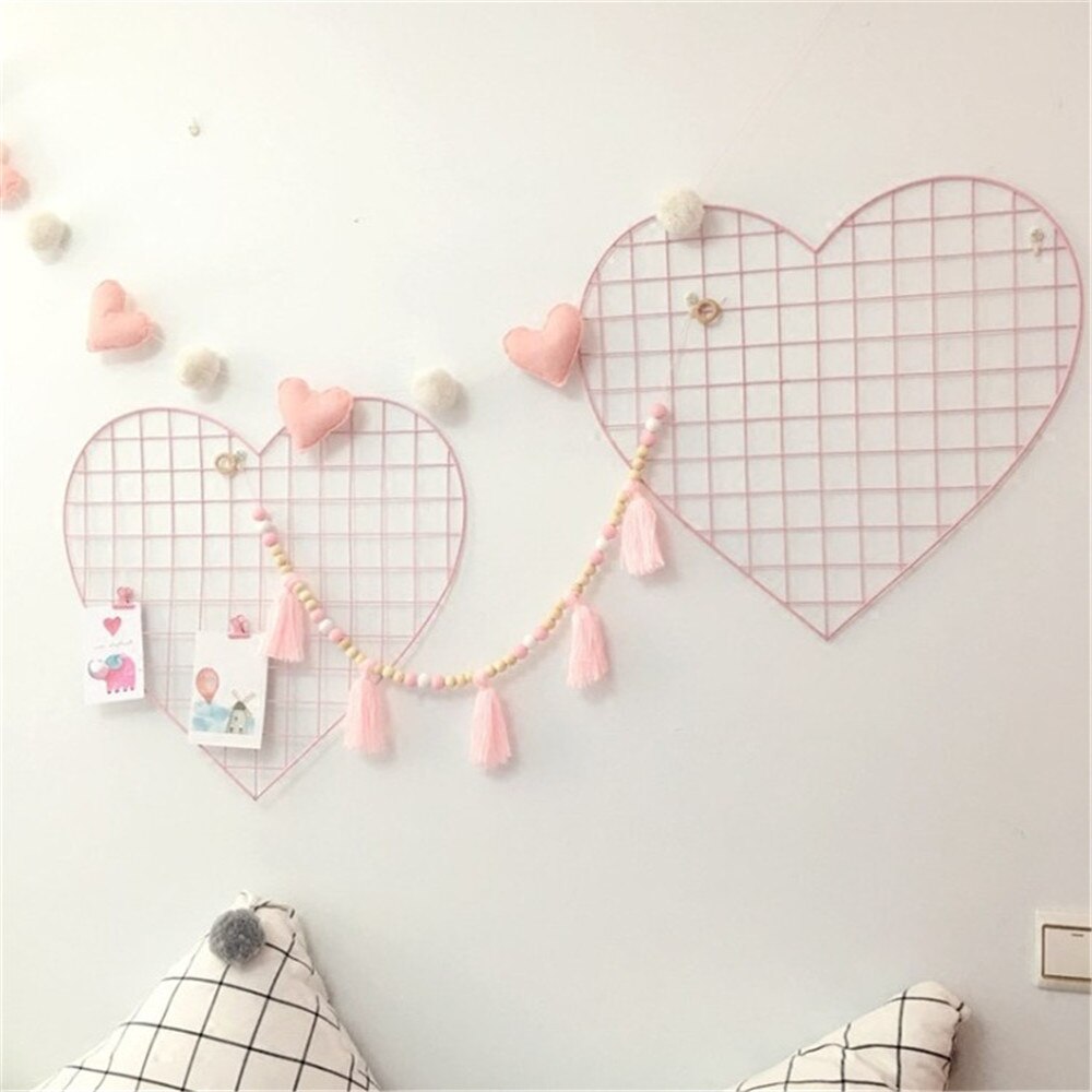 Wall Decoration Iron Wall Photo Grid Panel Holder ... – Grandado