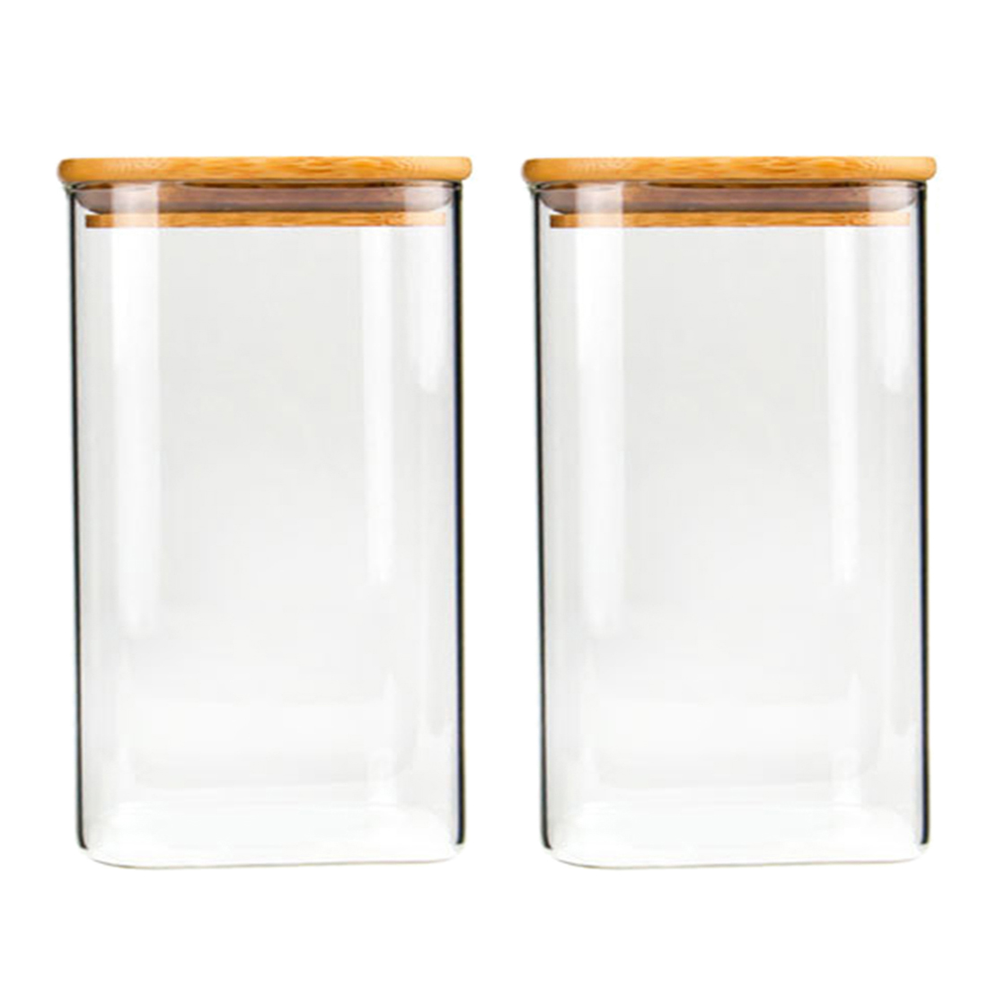 2Pcs 100 x 150mm 550ml /950ml /1300ml Square Trans... – Grandado