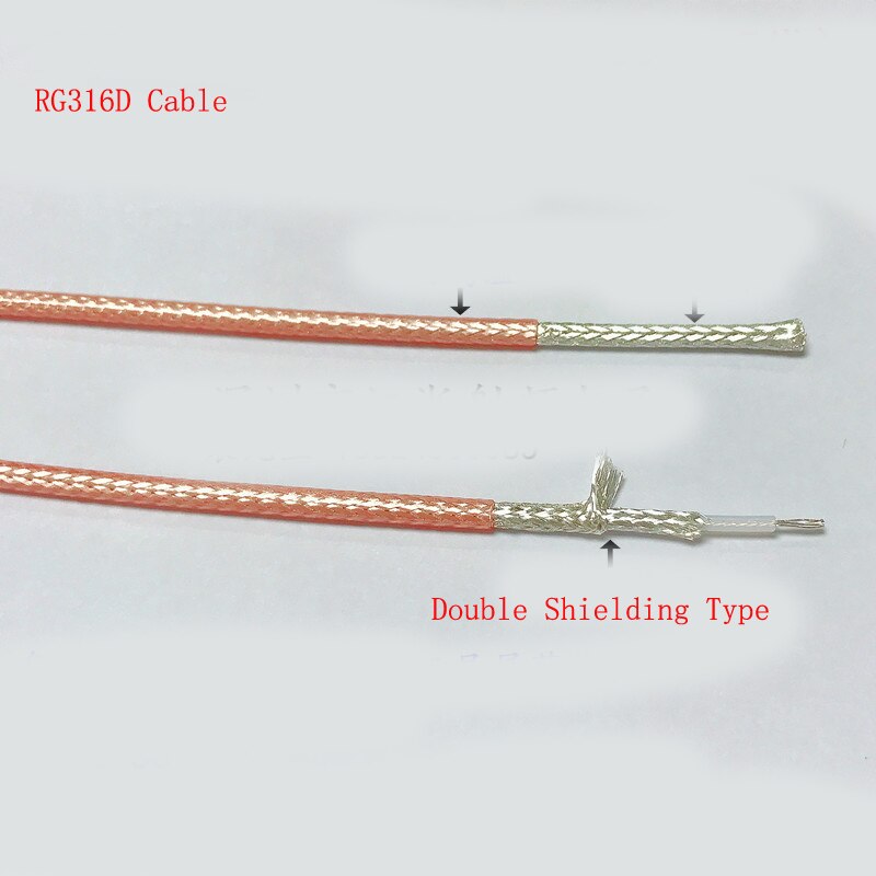Cable de antena Coaxial RG316/RG316D, adaptador Pi... – Grandado