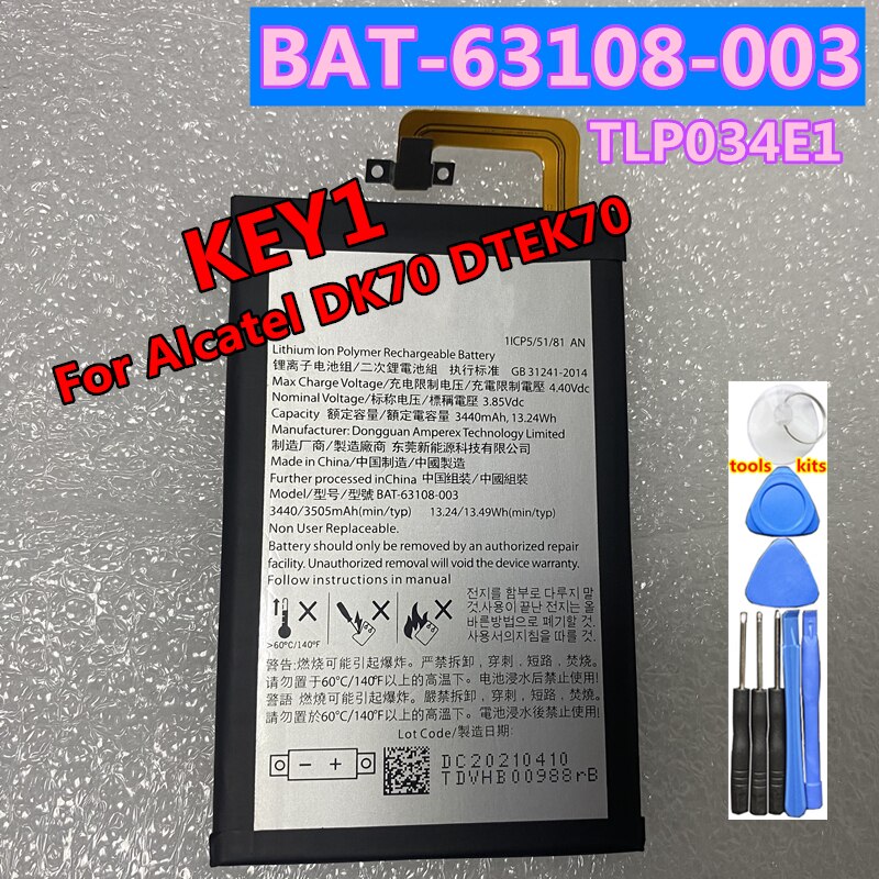 Original BAT-63108-003 TLP035B1 Battery For Blackb... – Grandado