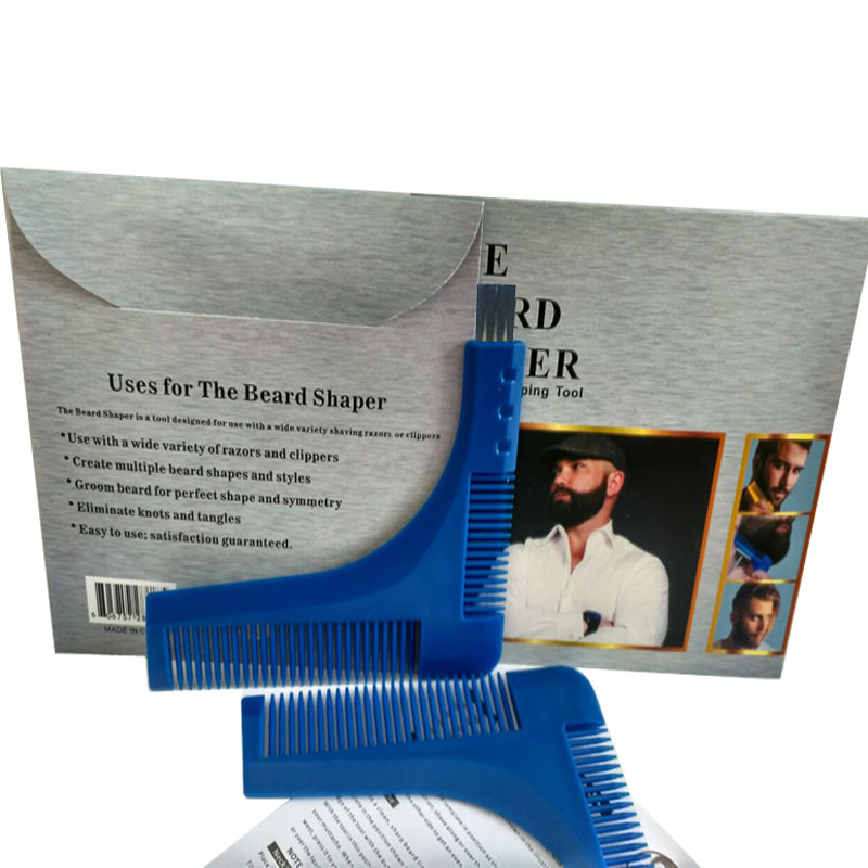 Beard Styling Comb Beard Shaper Grooming Tool Port... – Grandado