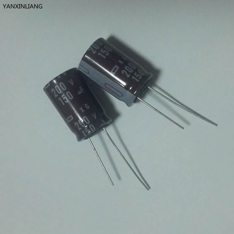 5pcs Aluminum electrolytic capacitor 150uF 200V 16... – Grandado