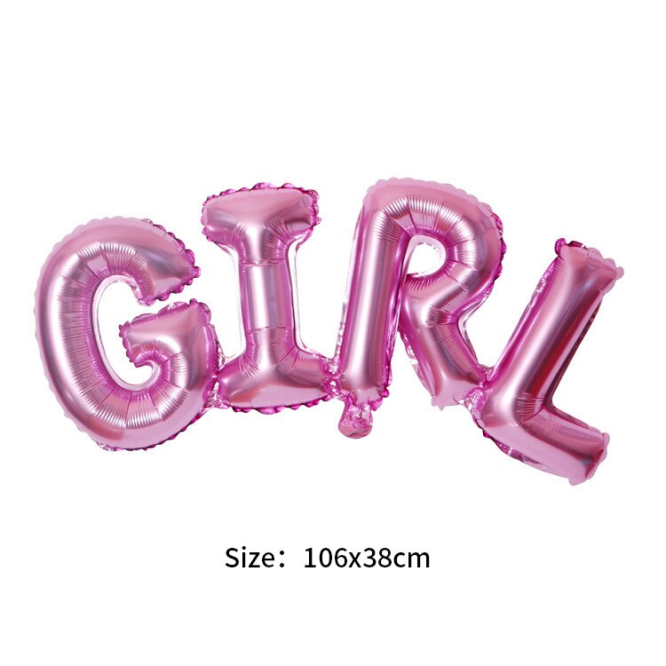 Birthday letter balloon conjoined boy conjoined gi... – Grandado