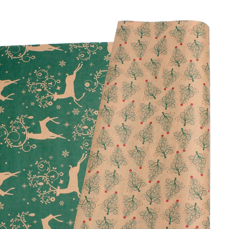 Christmas Wrapping Paper 50*70cm Wedding Green Dec... – Grandado