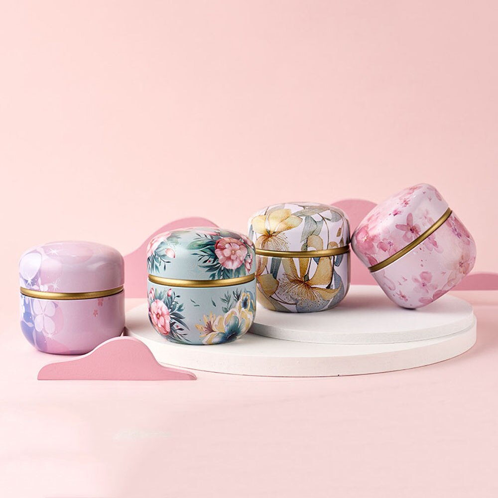 Tea Containers Japanese-Style Tea Cans Candy Snack... – Vicedeal