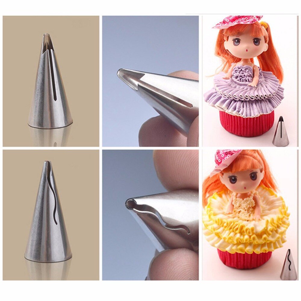 UPORS 9Pcs Russian Piping Tips Icing Nozzles Stain... – Vicedeal UPORS 9Pcs Russian Piping Tips Icing Nozzles Stain... – Vicedeal