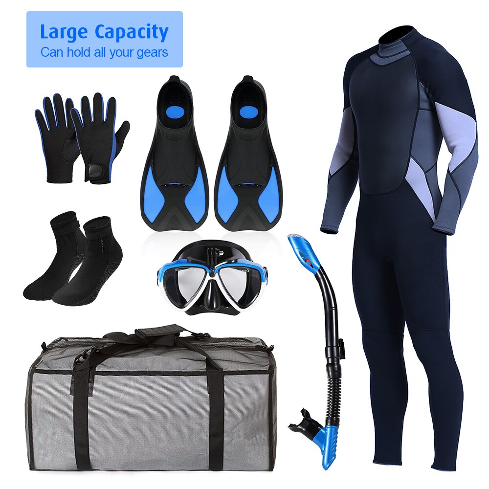 Mesh Duffel Gear Bag Snorkel Equipment Carry Bag f... – Vicedeal