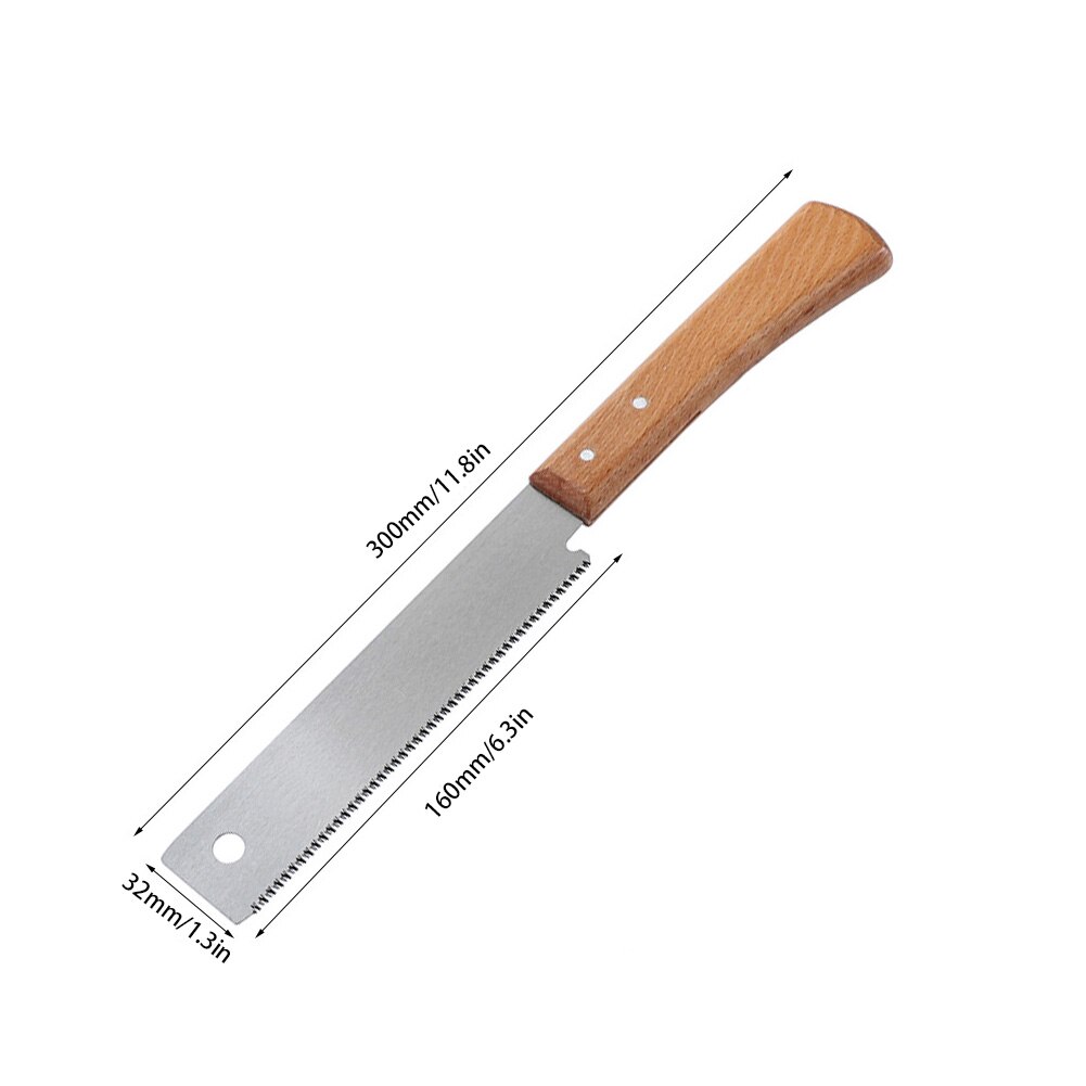 12in Small Hand Saw Beech Wooden Handle Fine Cut S... – Vicedeal