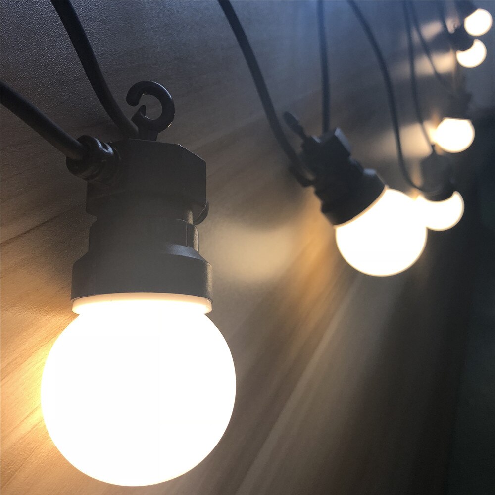 IP65 42ft LED G50 Festoon Globe Bulb String Light ... – Vicedeal