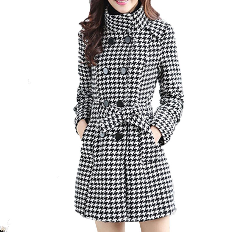 Herfst winter plus size temperament trenchcoat dam... – Grandado