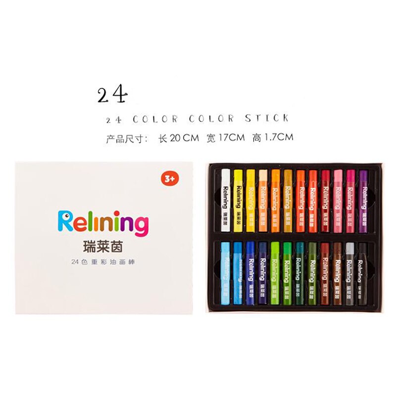 24/36/48 Color Crayon Acrylic Heavy Oily Oil Paint... – Grandado