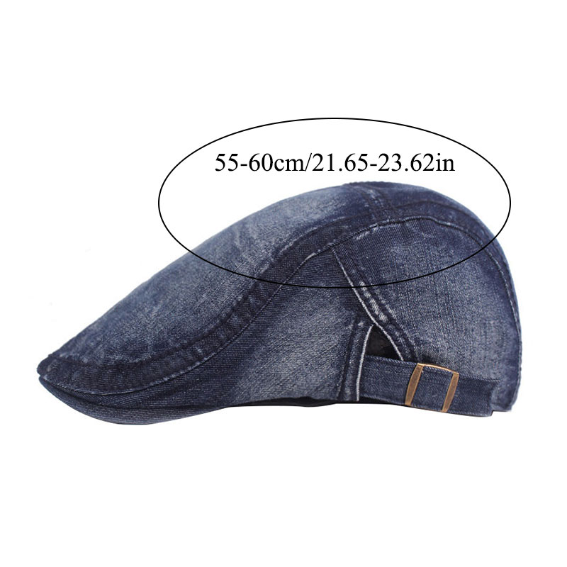 Unisex Denim Sun Hat Newsboy Ivy Flat Cap Spring S... – Vicedeal