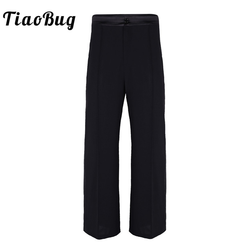 TiaoBug Men Black Soft Long Latin Dance Pants for ... – Vicedeal