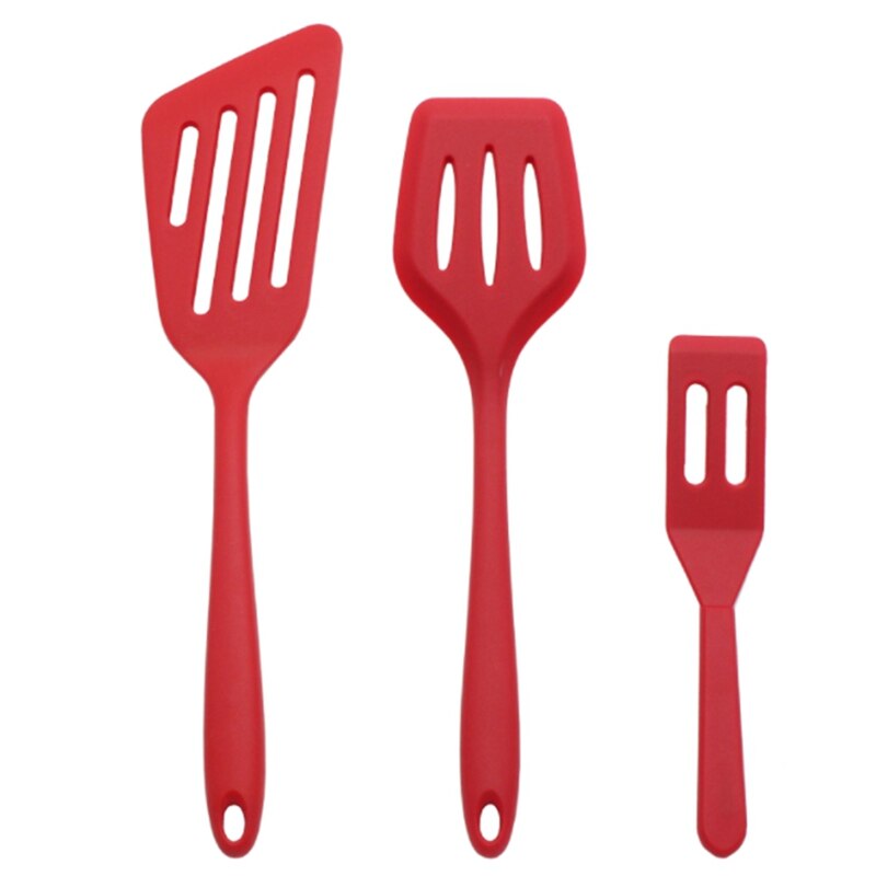 3Pcs Silicone Spatula Set Non-Stick Scraper Spatul... – Vicedeal