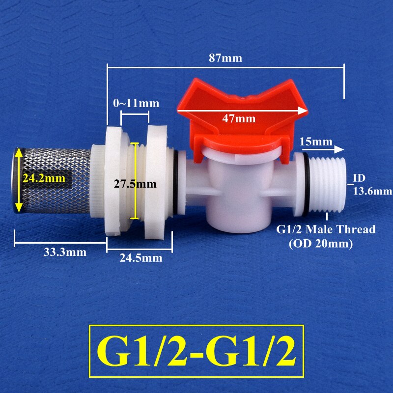 1~30 Sets G1/2 To 4~20mm Water Tank Connector Aqua... – Grandado
