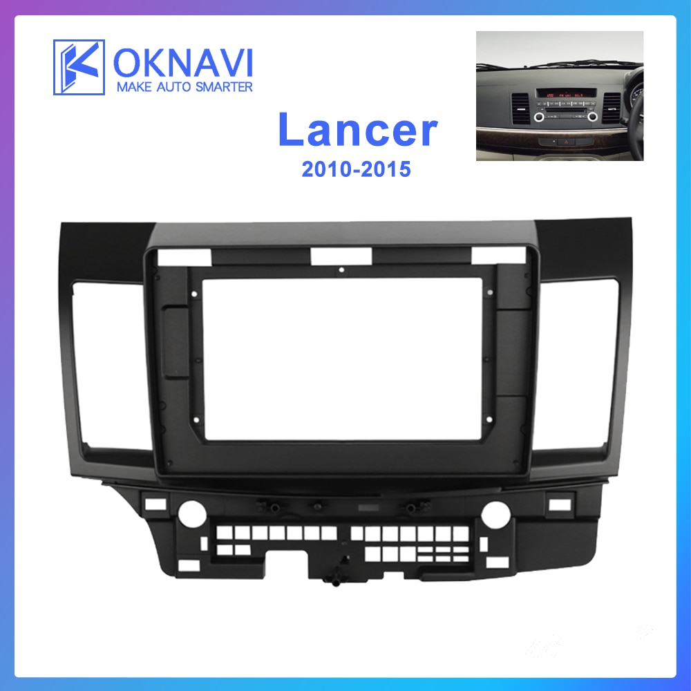 OKNAVI Car Radio Fascia Frame for Mitsubishi Lance... – Grandado