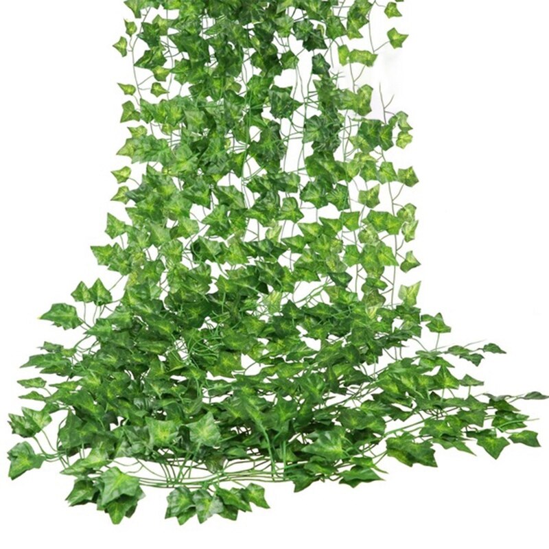 12 Packs Van Kunstmatige Ivy Leaf Plant Vine Opkno... – Vicedeal