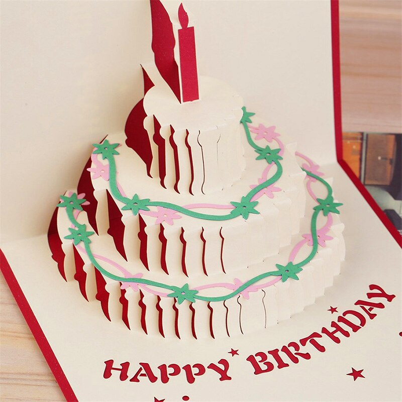 3D Cards Birthday Card for Girl Kids Wife Husband ... – Grandado