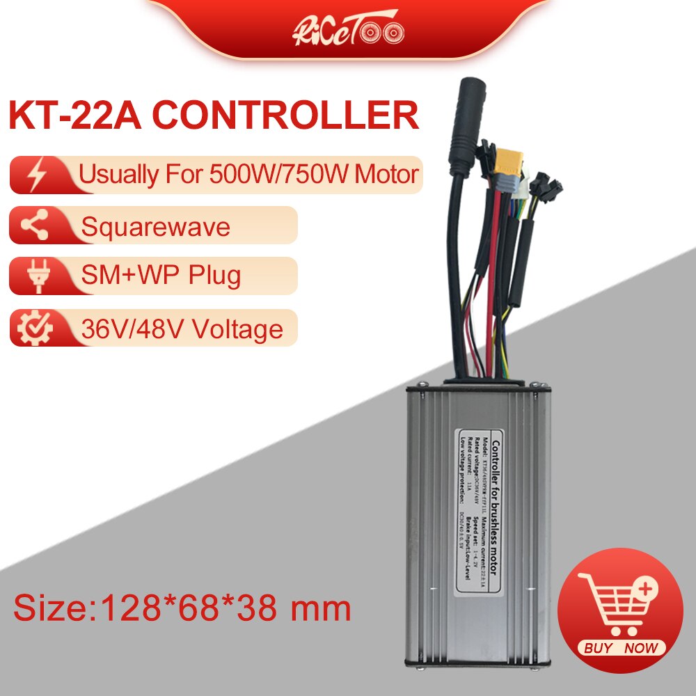 KUNTNG Ebike Controller 22A 9 Mosfet Brushless Mot... – Grandado