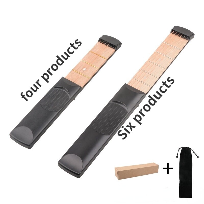 Pocket Guitar Portable Guitar Exerciser Guitar Fin... – Grandado