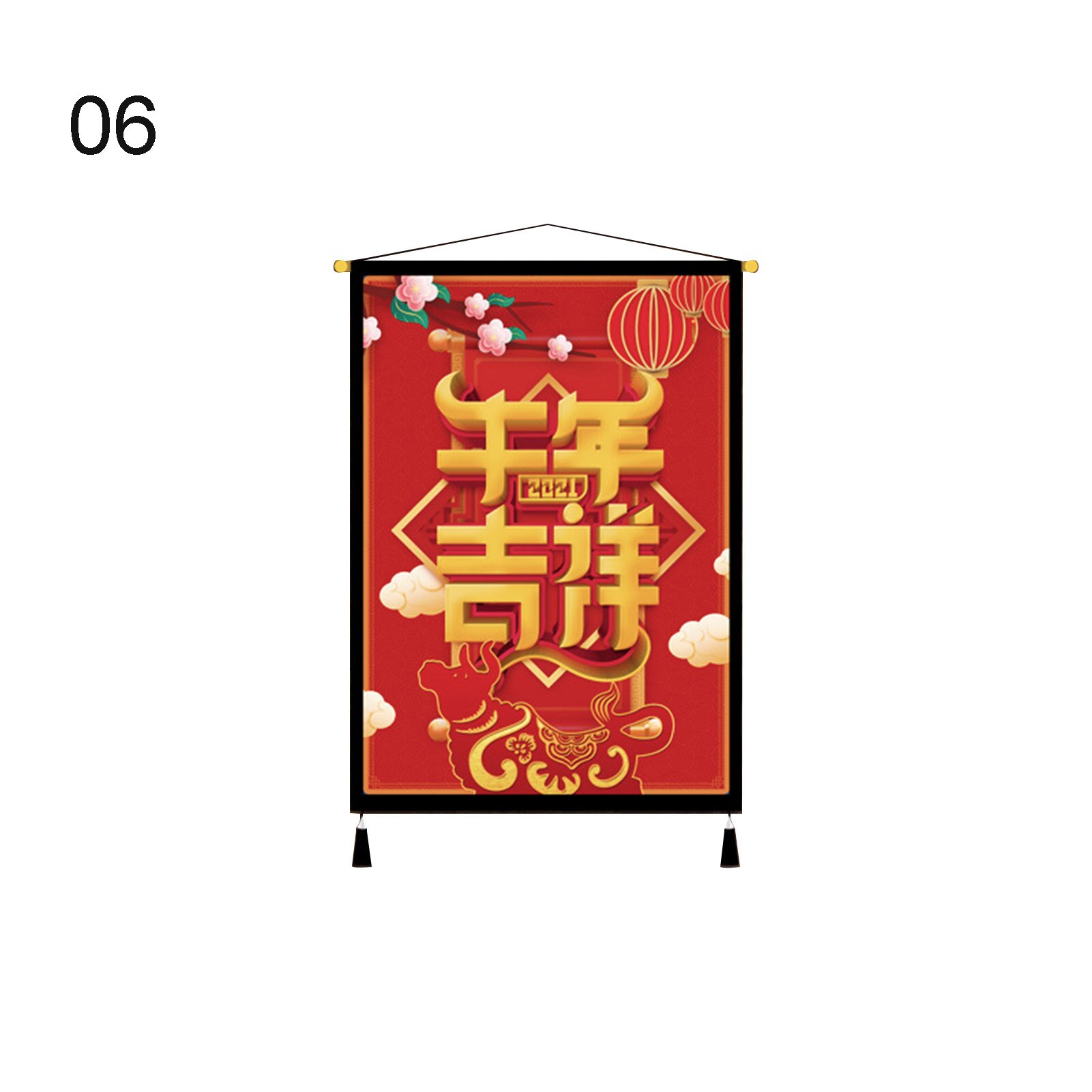 year Cloth Hanging Flag year Decor Home Wall Windo... – Vicedeal
